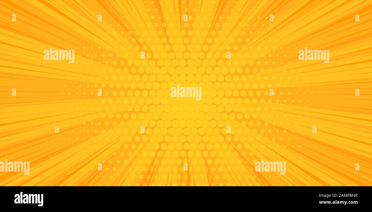 Pop art yellow comics book cartoon magazine cover Stock Vector Image ...