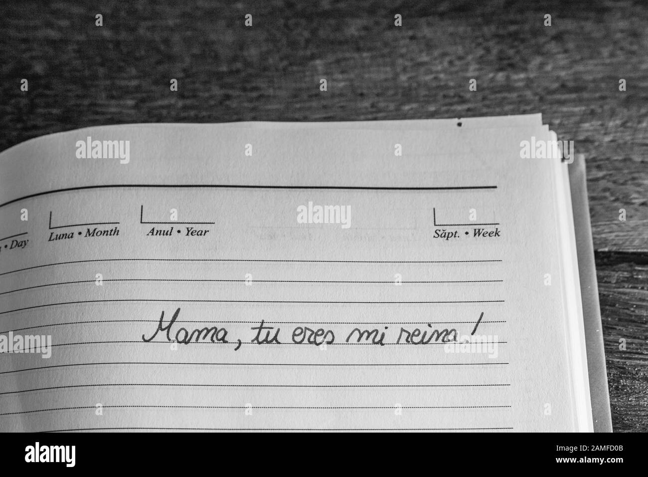 Spanish mothers day Black and White Stock Photos & Images - Alamy