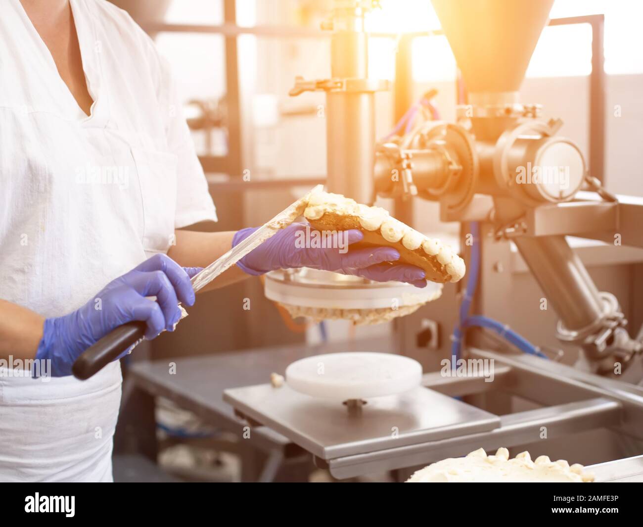 Cake production line hi-res stock photography and images - Alamy