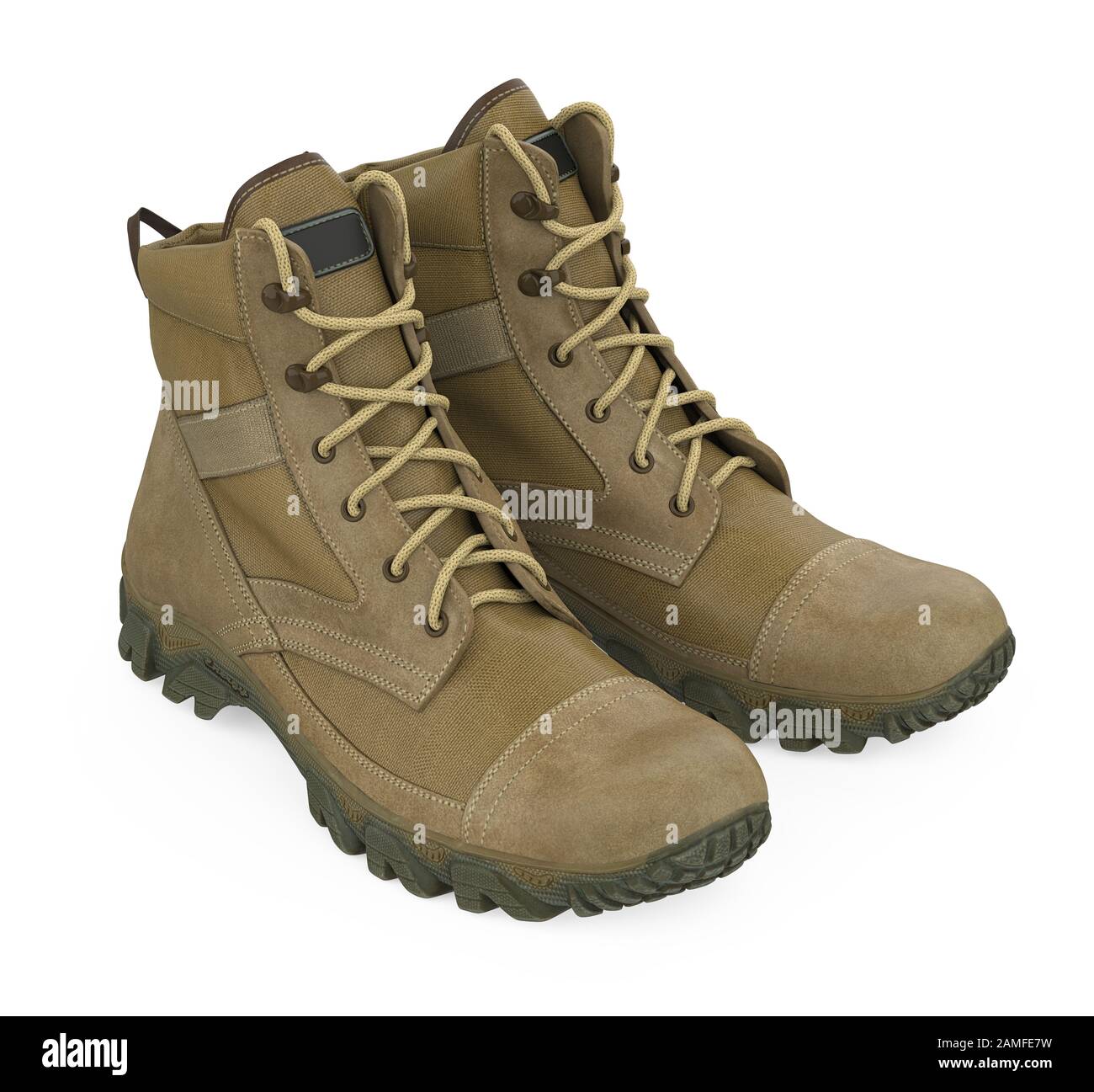 Boot Shoes Isolated Stock Photo - Alamy