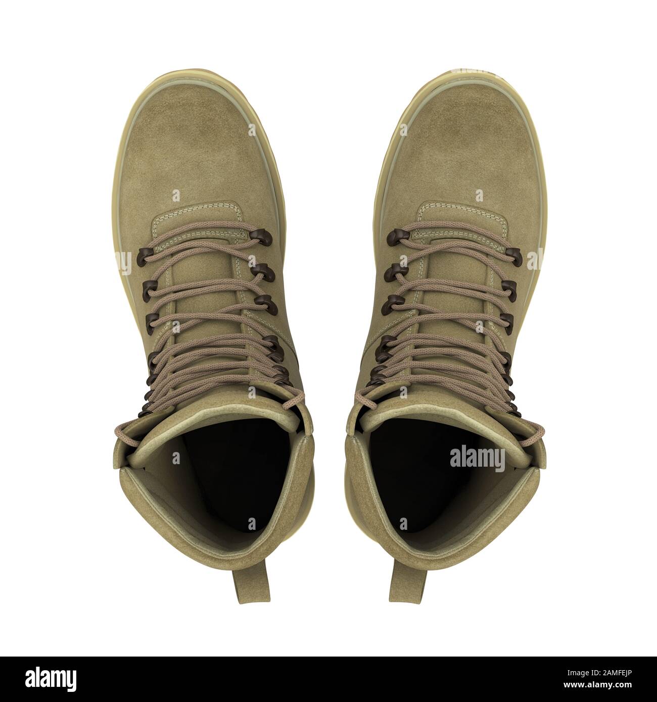 Boot Shoes Isolated Stock Photo - Alamy