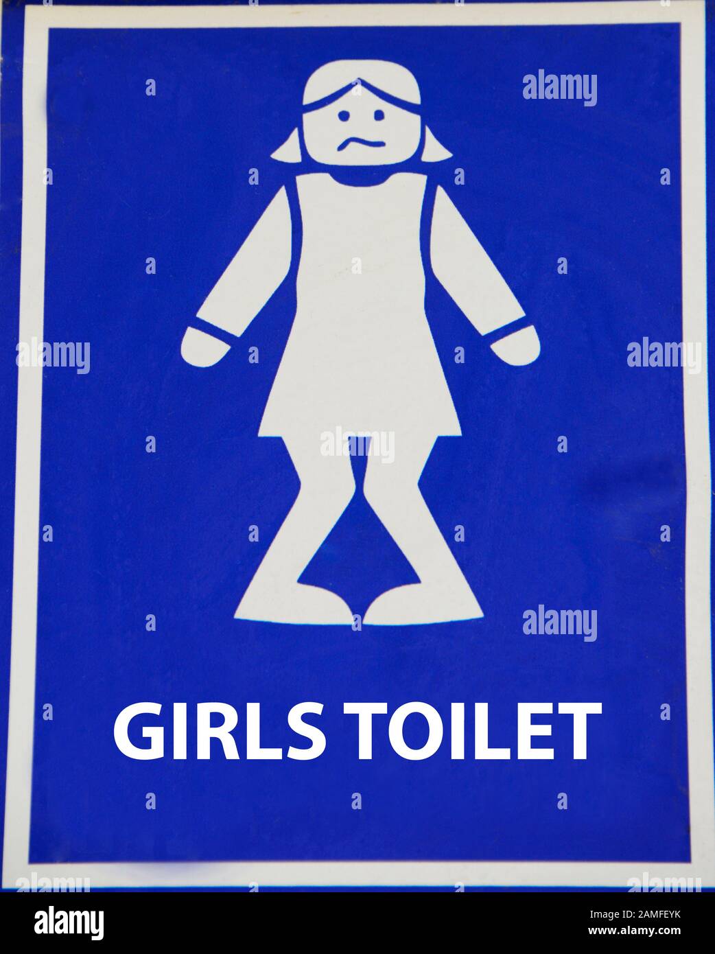 Girls toilet hi-res stock photography and images - Alamy