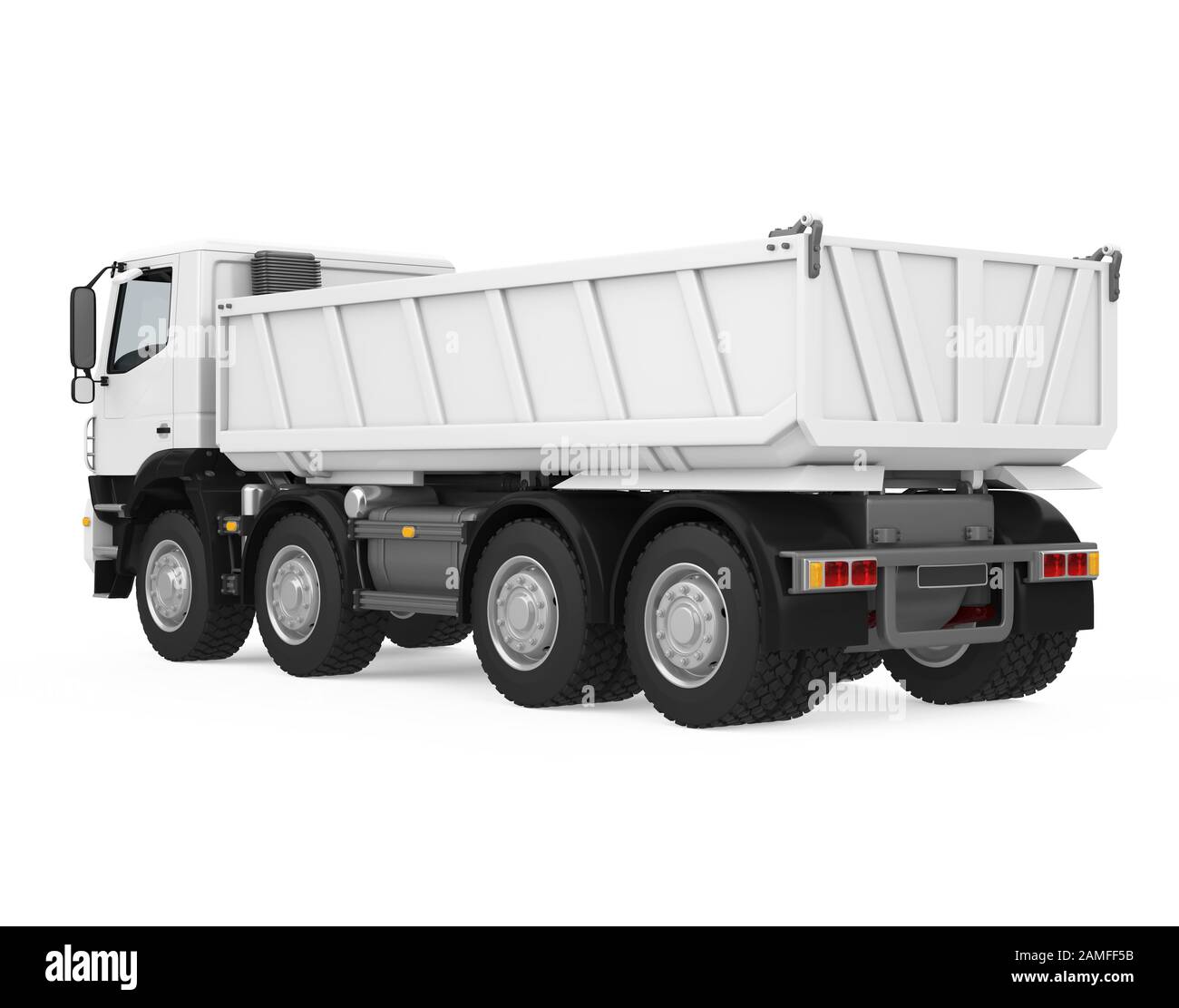 Tipper Dump Truck Isolated Stock Photo - Alamy