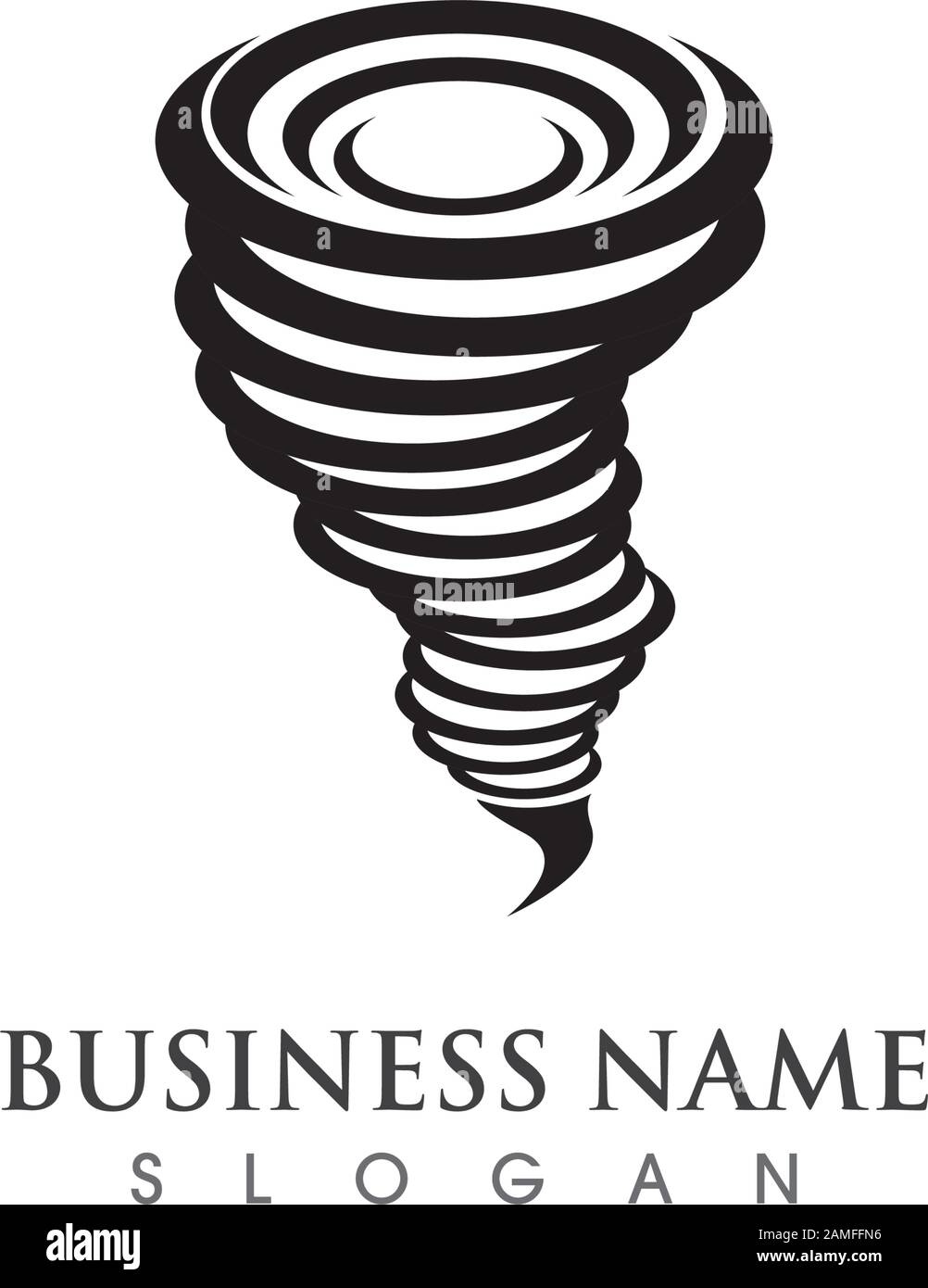 Tornado logo hi-res stock photography and images - Alamy