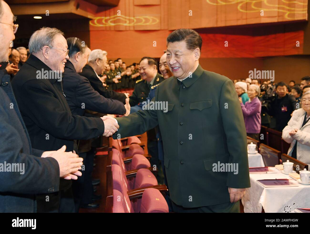 Beijing, China. 13th Jan, 2020. Chinese President Xi Jinping, also ...