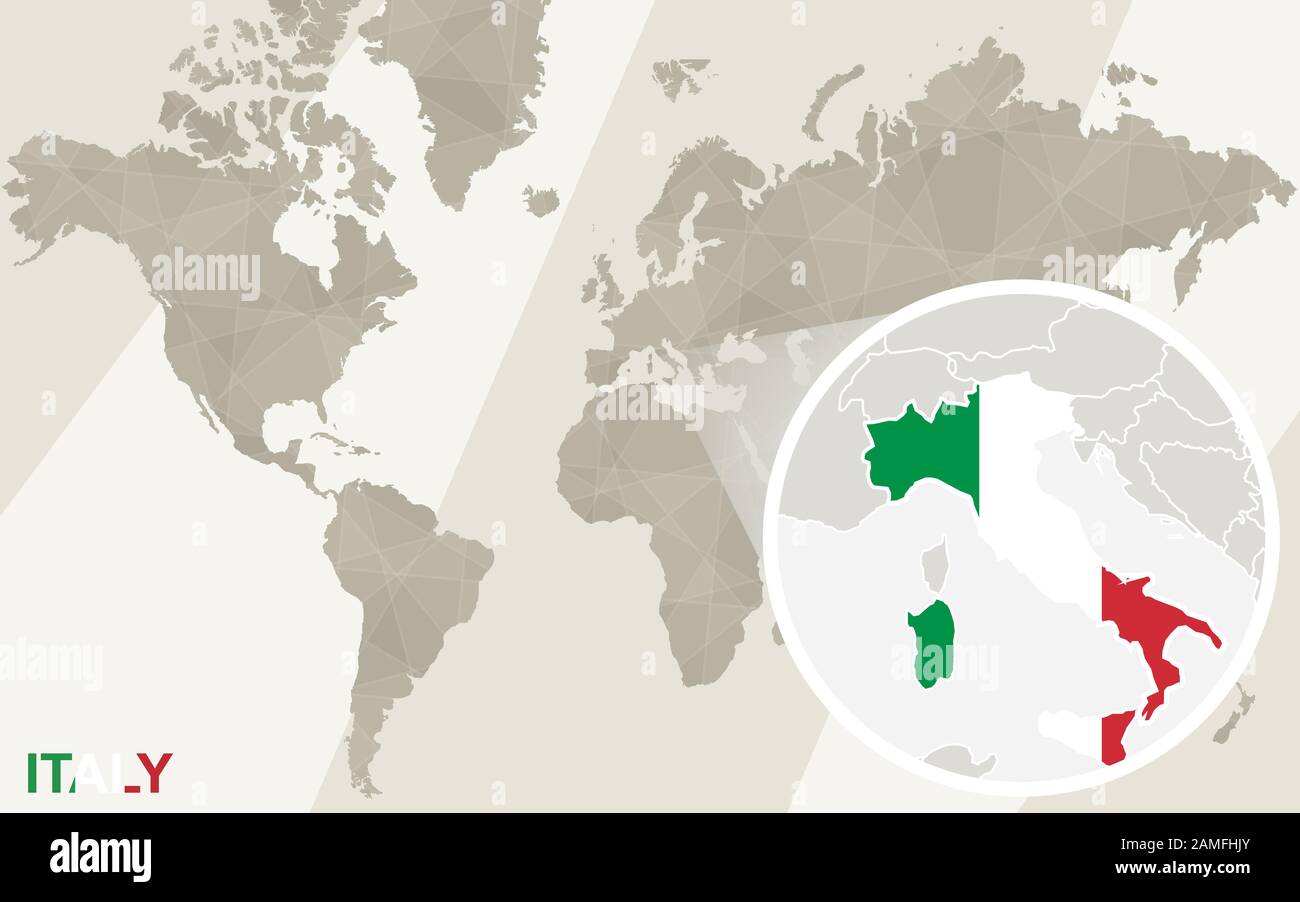 Italy geographical Stock Vector Images - Alamy