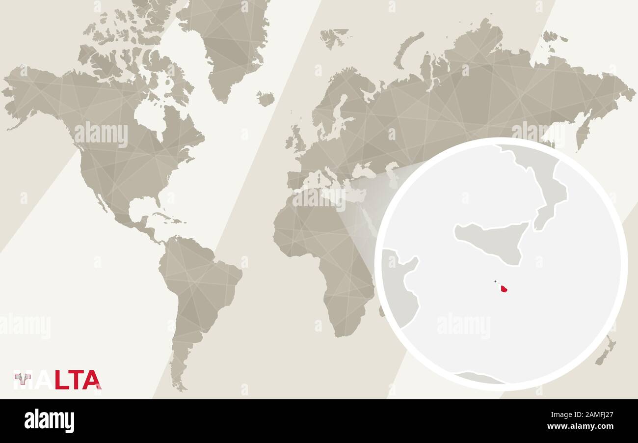 Malta World Map