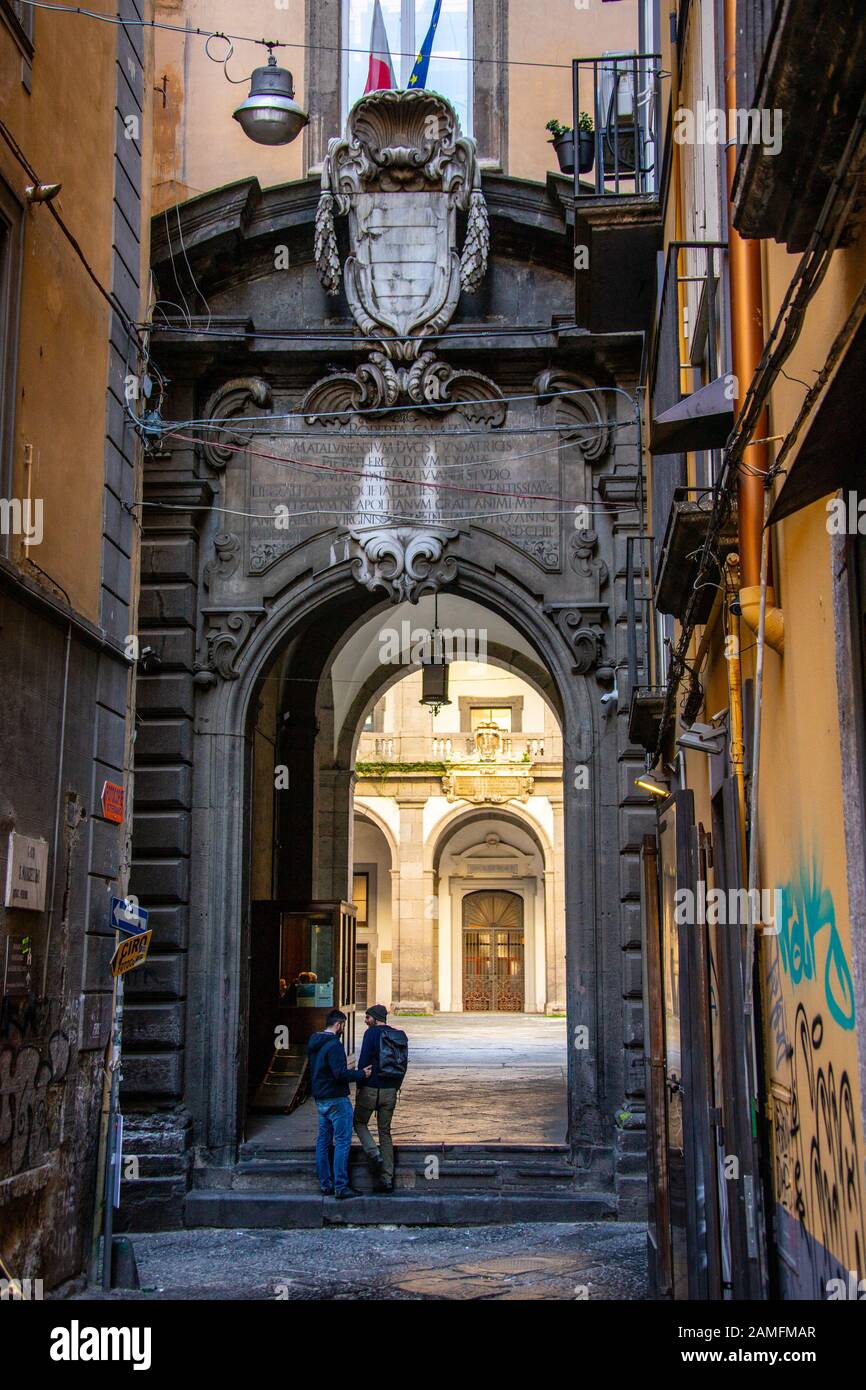 Biblioteca universitaria di napoli hi-res stock photography and images ...