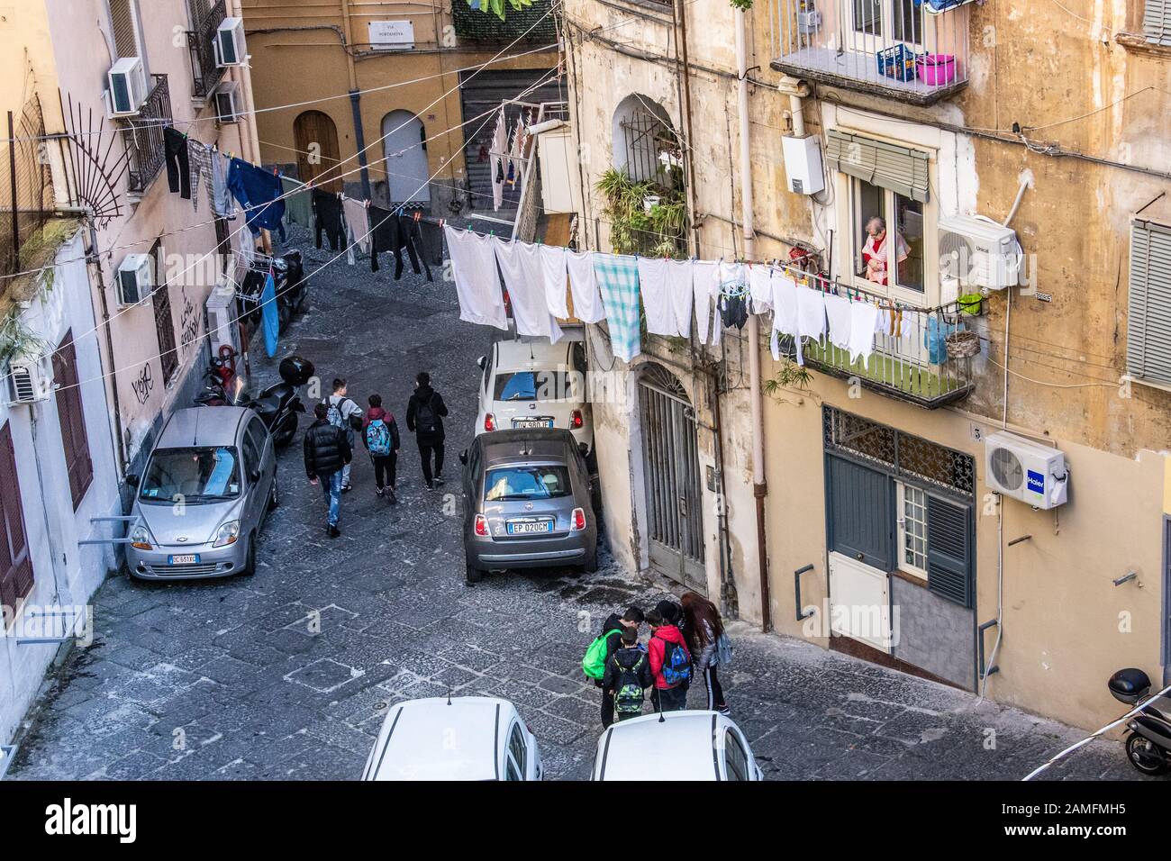 Italy naples historic street hi-res stock photography and images - Alamy