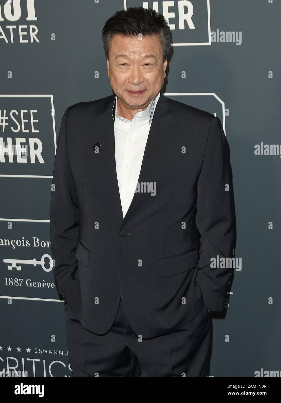 Los Angeles, USA. 12th Jan, 2020. Tzi Ma arrives at the 25th Annual ...