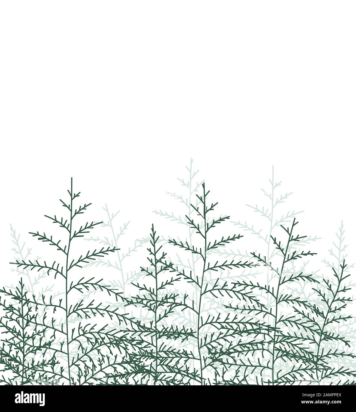 Bracken Stock Vector Images - Alamy