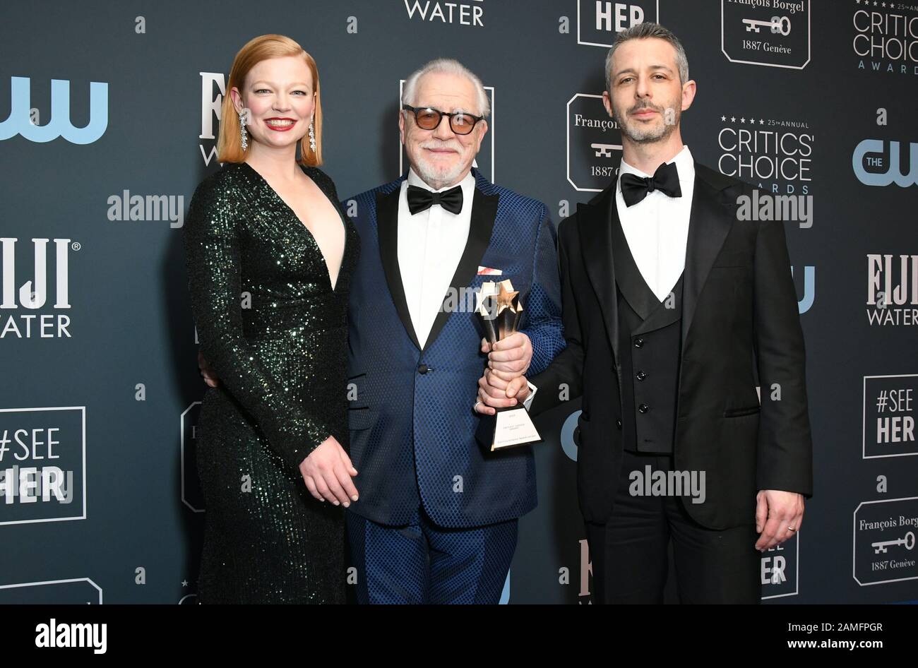 12 January 2020 - Santa Monica, California - Sarah Snook, Brian Cox ...
