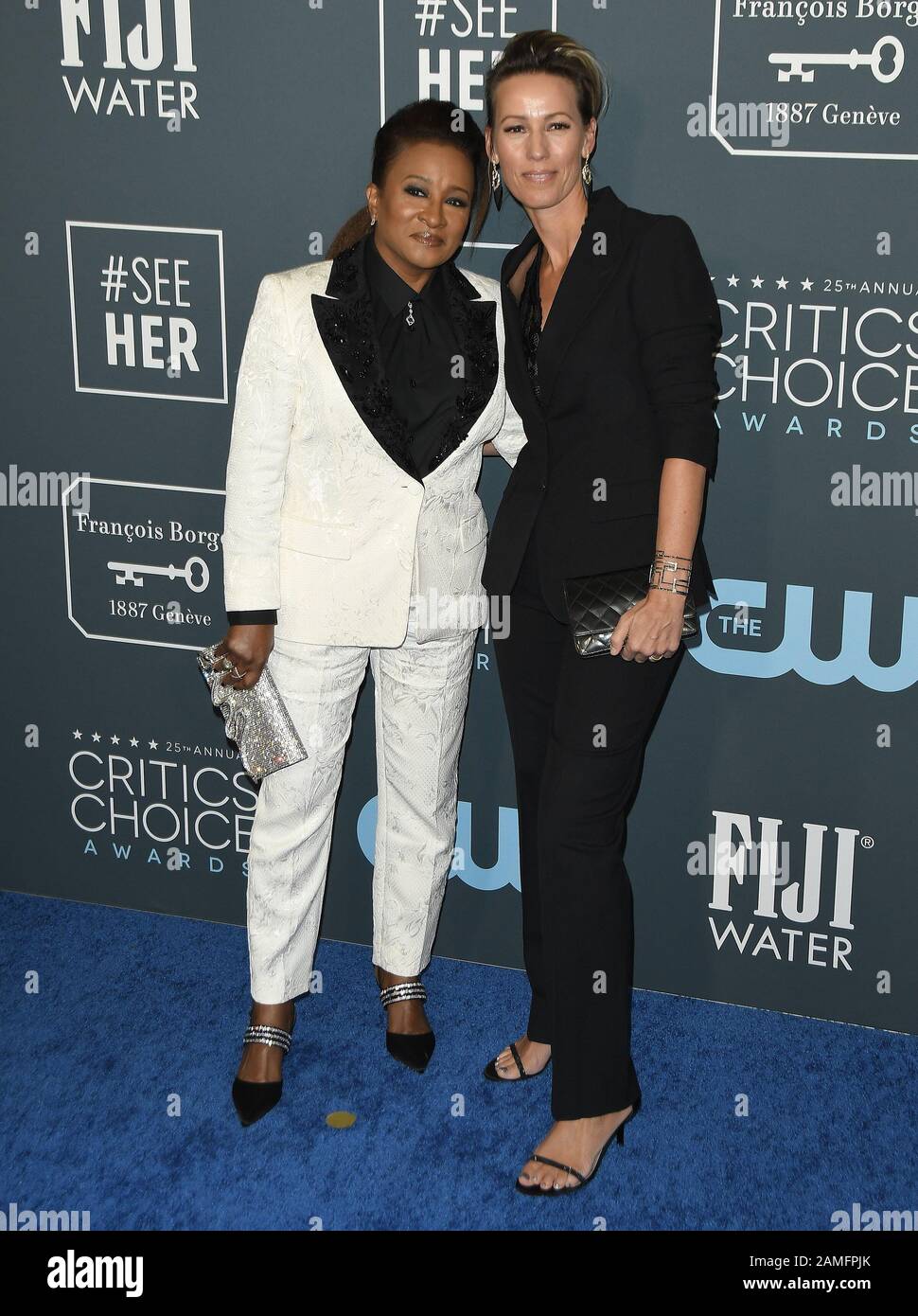 Los Angeles, USA. 12th Jan, 2020. Wanda Sykes and Alex Sykes at the ...