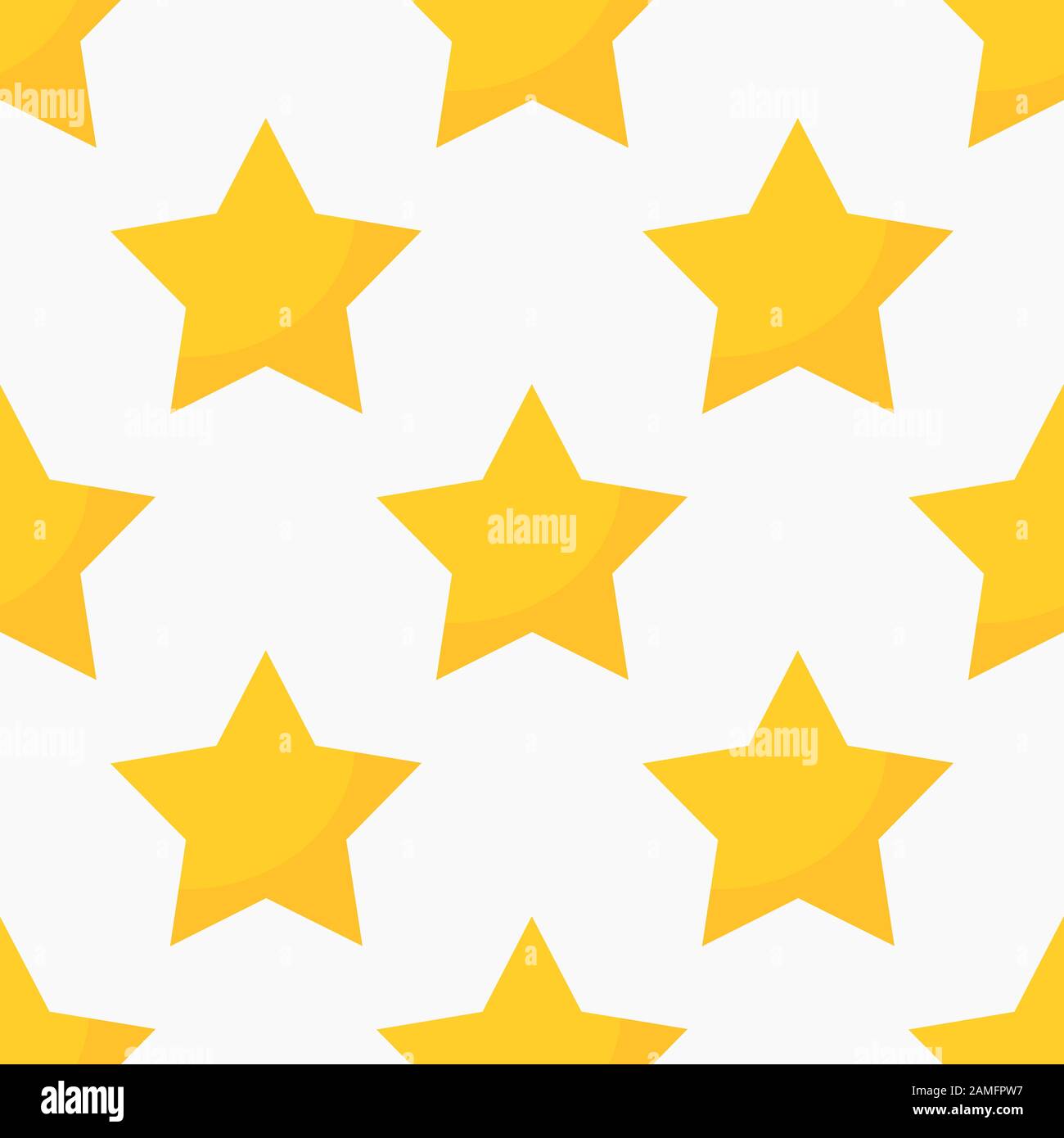Yellow stars seamless pattern. Vector illustration Stock Vector Image ...