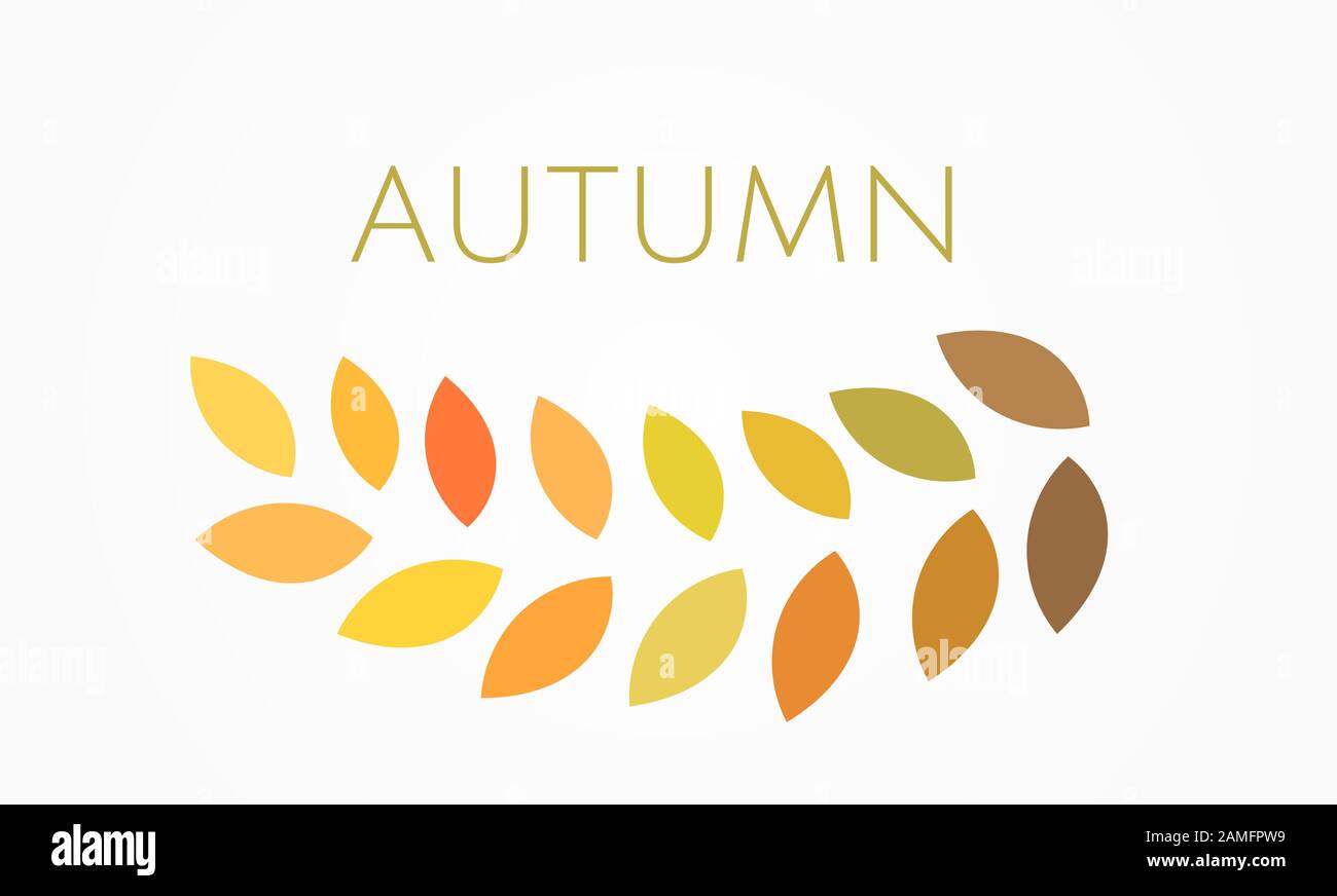 Autumn leaves symbol. Vector illustration Stock Vector Image & Art - Alamy