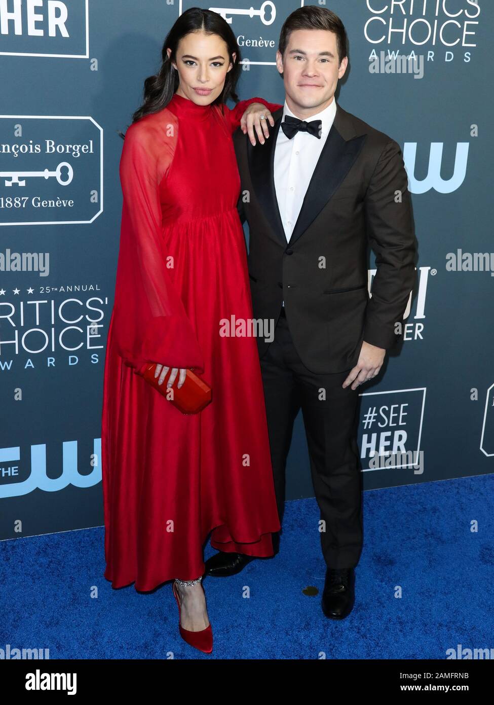 SANTA MONICA, LOS ANGELES, CALIFORNIA, USA - JANUARY 12: Adam DeVine ...