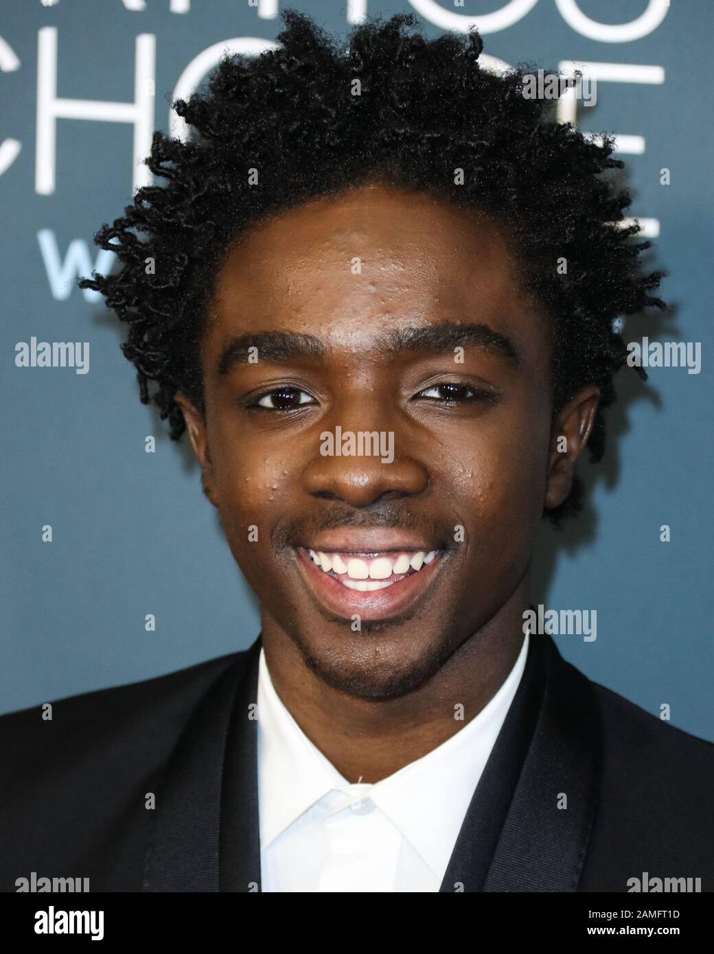 SANTA MONICA, LOS ANGELES, CALIFORNIA, USA - JANUARY 12: Actor Caleb ...