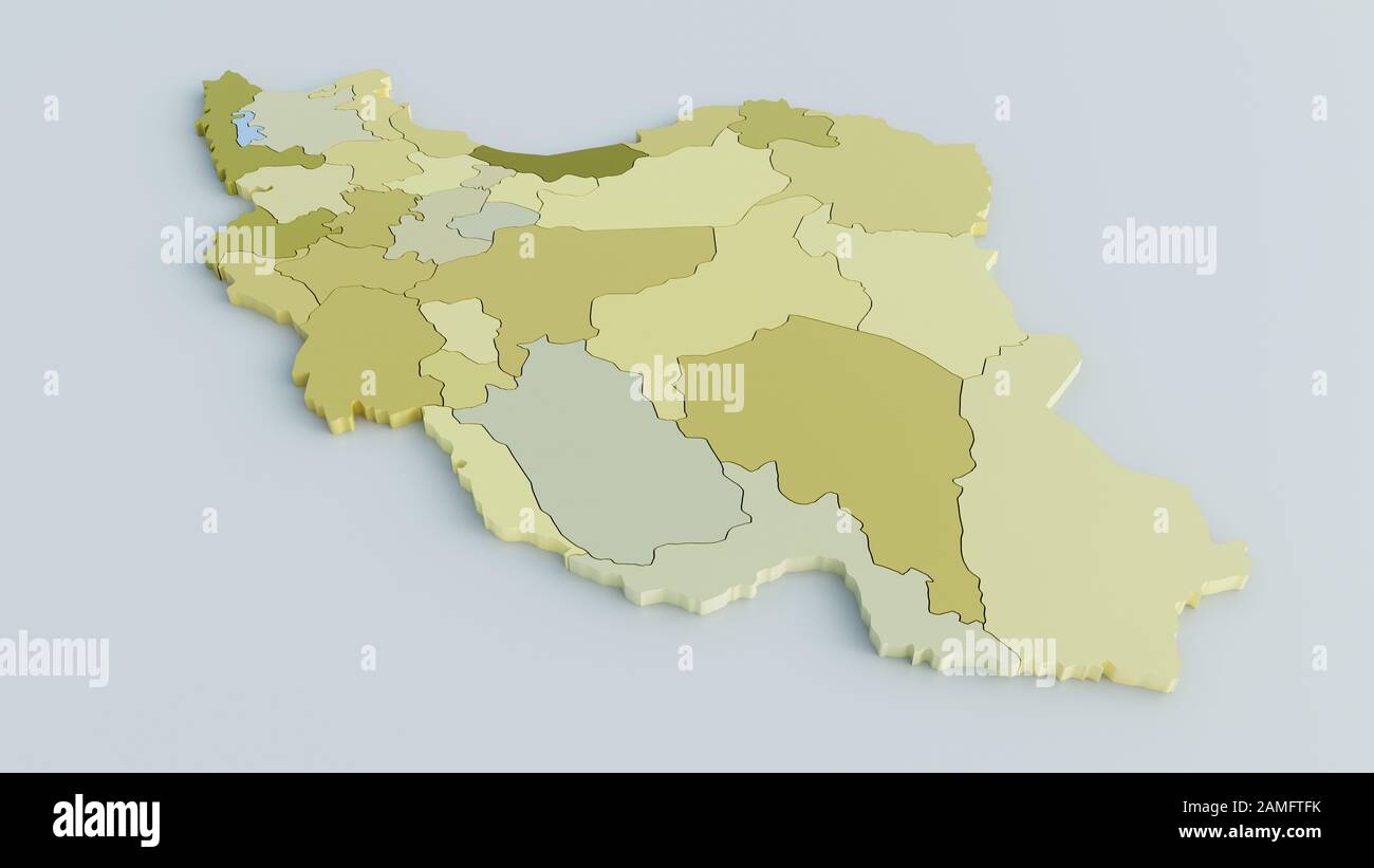 Map of iran hi-res stock photography and images - Alamy