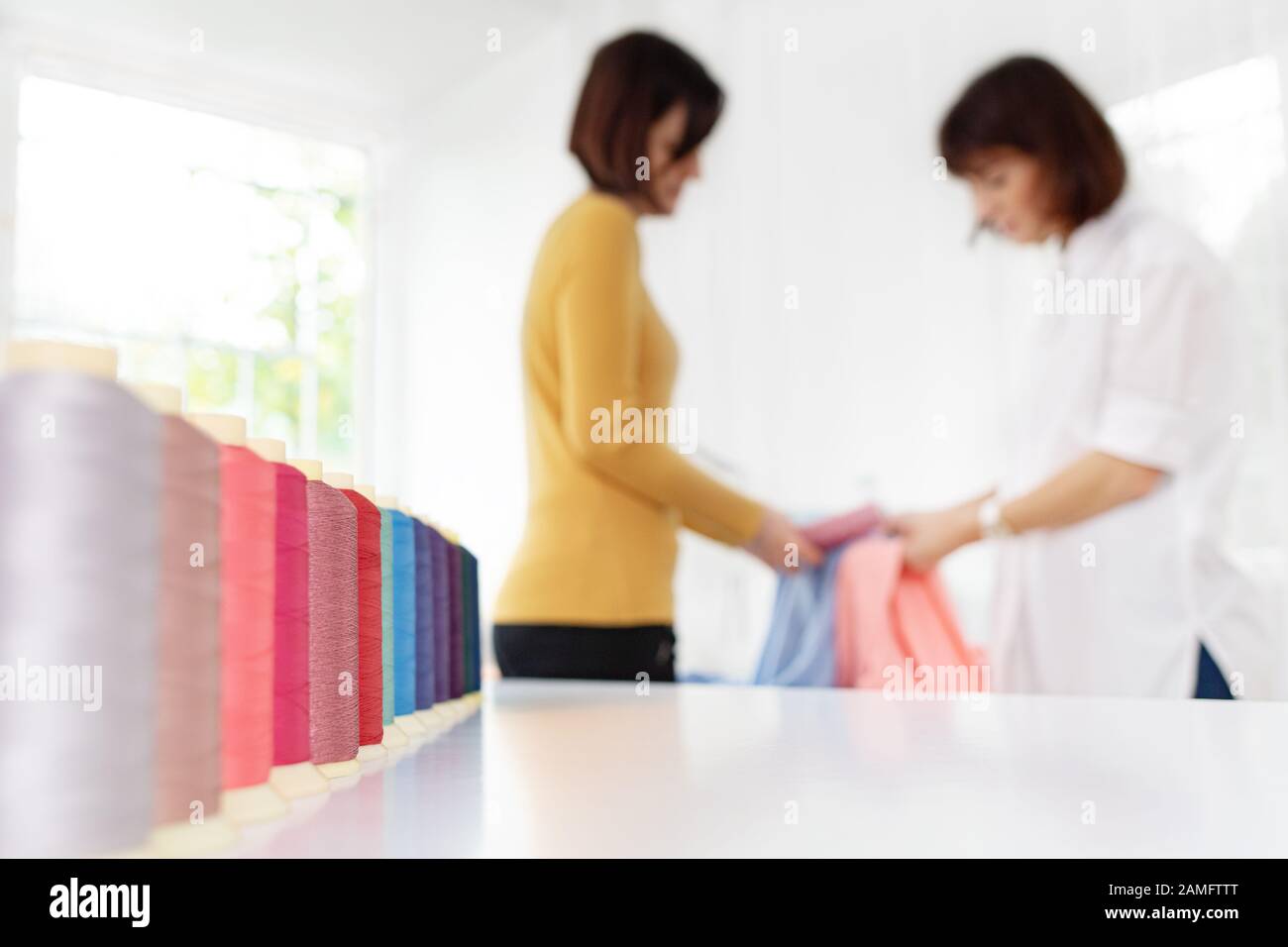 Sewing background. Sewing background Stock Photo - Alamy