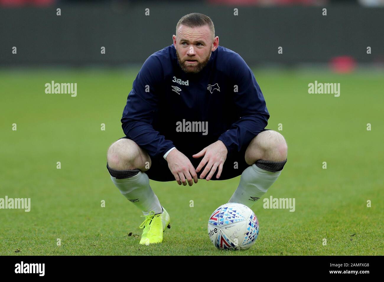 WAYNE ROONEY, DERBY COUNTY FC, 2020 Stock Photo - Alamy
