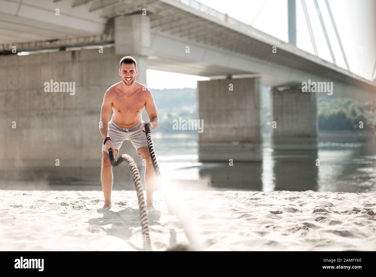 Sport man exercise hi-res stock photography and images - Alamy