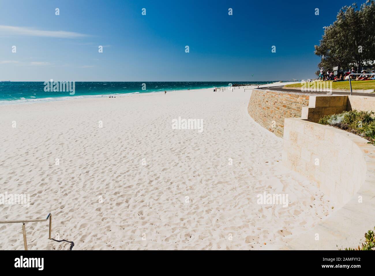 PERTH, AUSTRALIA - January 5th, 2020: view of City Beach near Perth ...