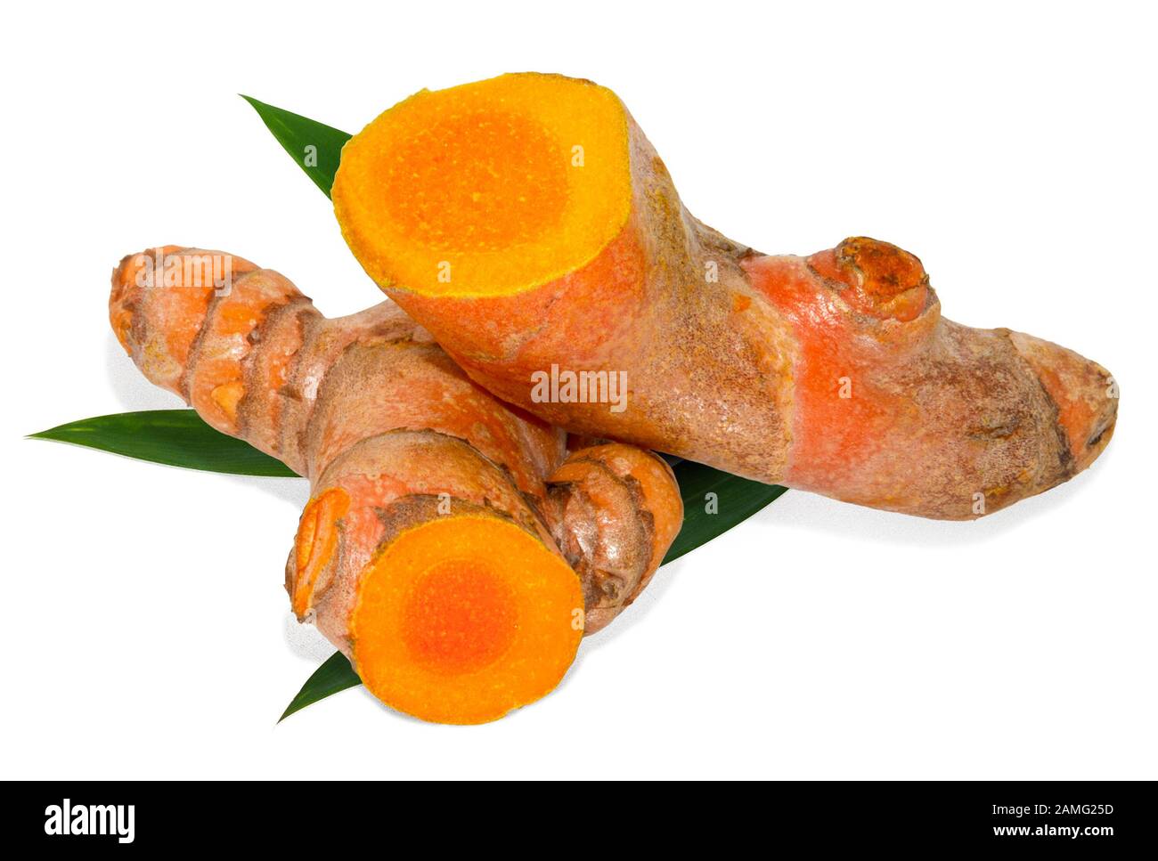 turmeric isolated on white background,with clipping path Stock Photo ...