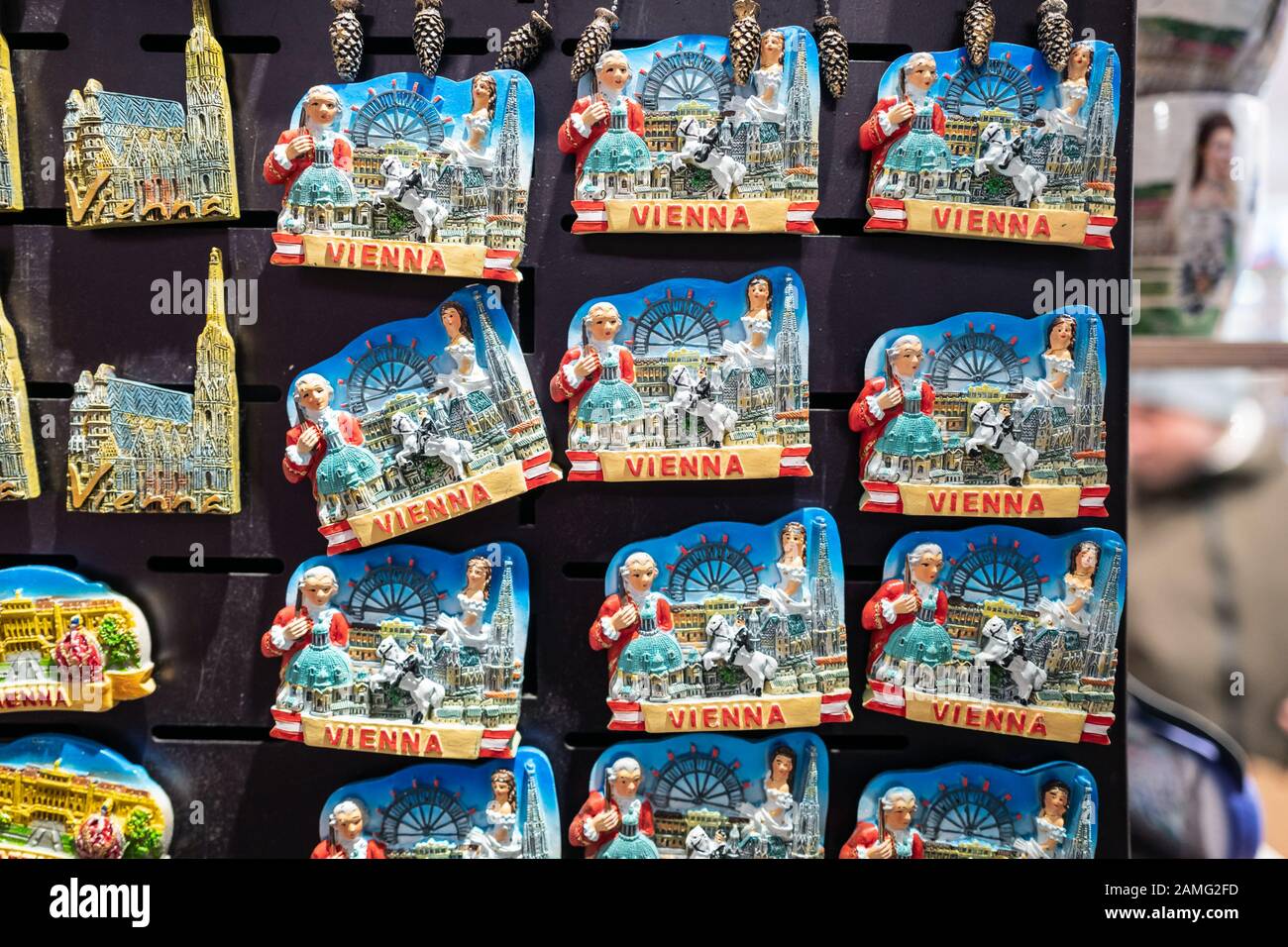 Souvenirs from Vienna, Austria Stock Photo - Alamy