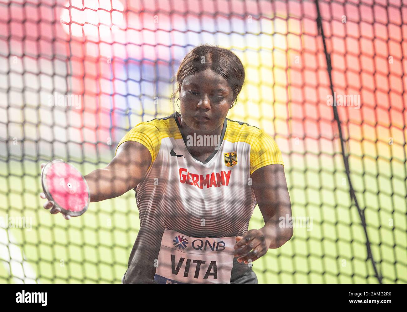Doha, Katar. 05th Oct, 2019. Claudine VITA (Germany/9th place) action ...