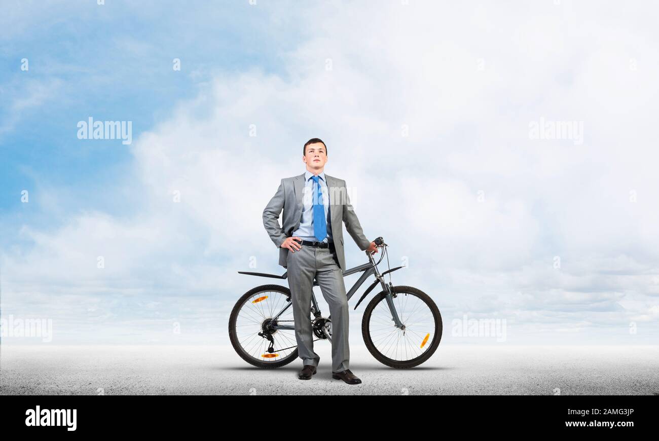 Office manager man wearing business suit Stock Photo - Alamy