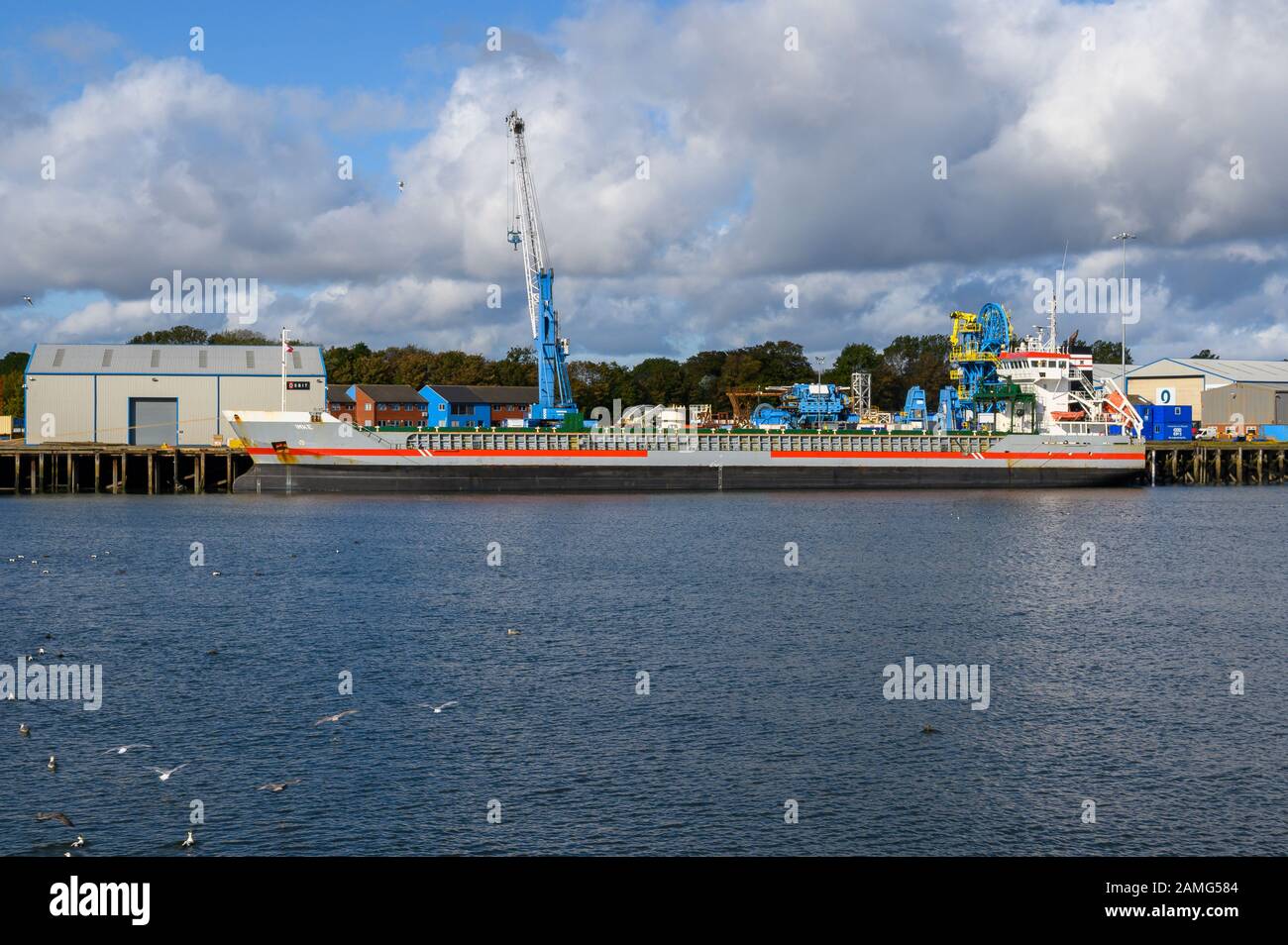IMKE Cargo ship Stock Photo - Alamy
