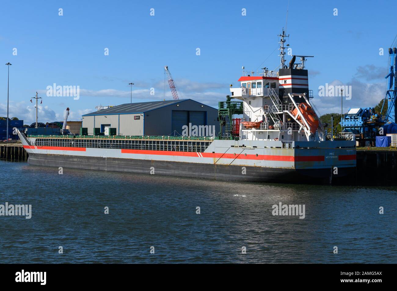 IMKE Cargo ship Stock Photo - Alamy