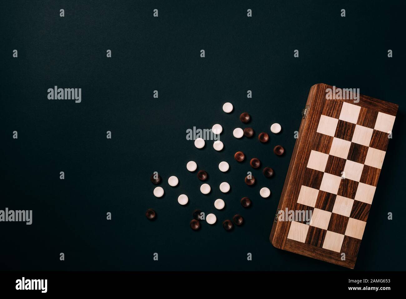 Chessboard top view isolated on hi-res stock photography and images - Alamy