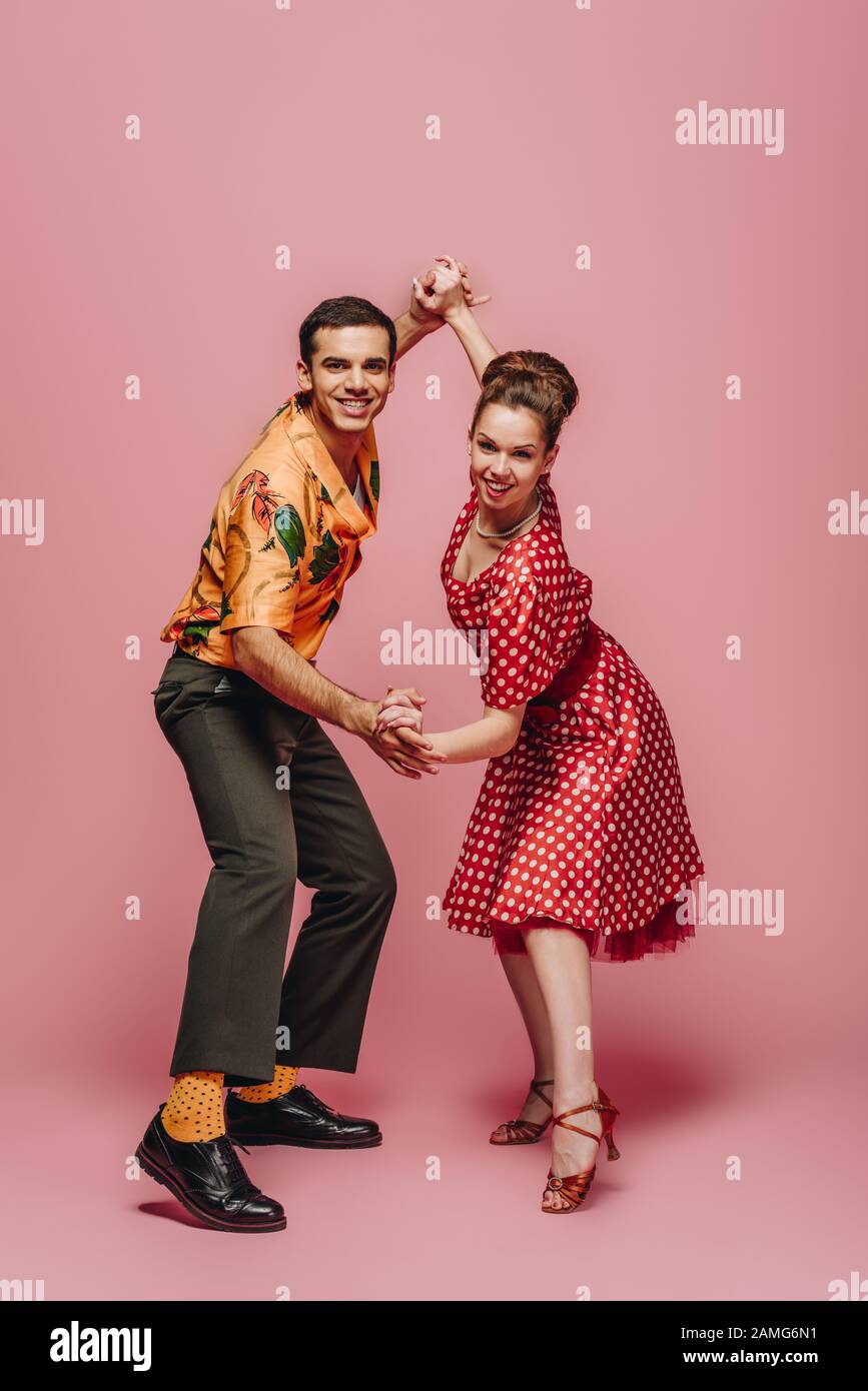 Two people dancing swing hands hi-res stock photography and images - Alamy