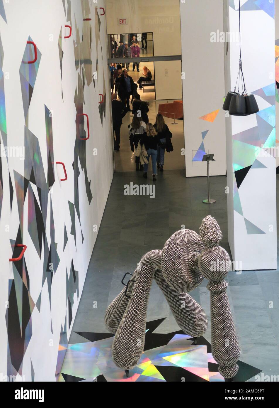 Haegue Yang installation "Handles" in the Marron Atrium at the Museum ...