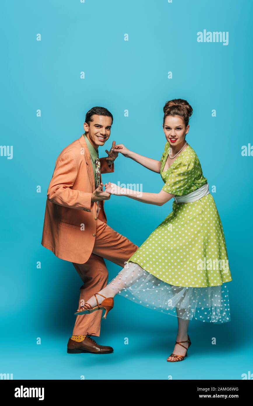 Two people dancing swing hands hi-res stock photography and images - Alamy