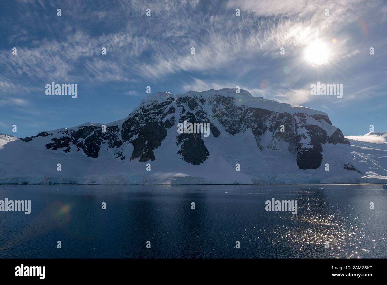 Antarctic landscape with iceberg at sea Stock Photo - Alamy