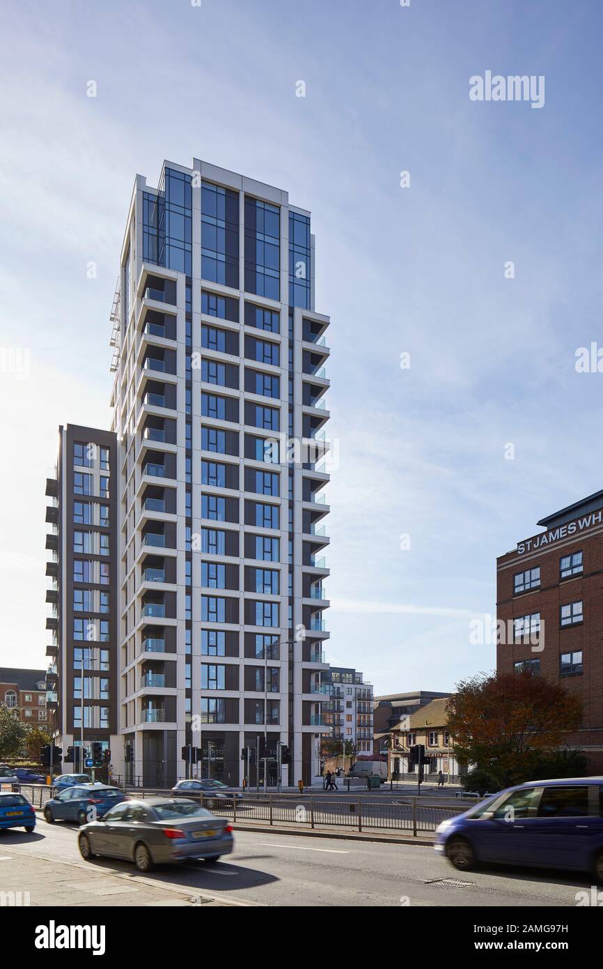 Elevation across street. Kings Point, Reading, United Kingdom ...