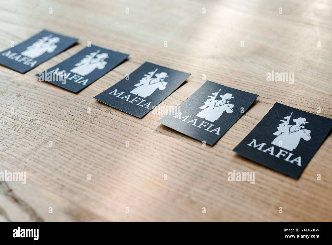 KYIV, UKRAINE - NOVEMBER 22, 2019: selective focus of playing cards ...