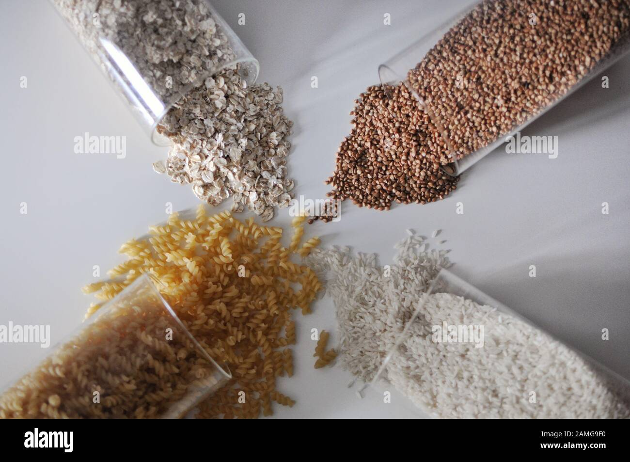 Close up view various uncooked hi-res stock photography and images - Alamy