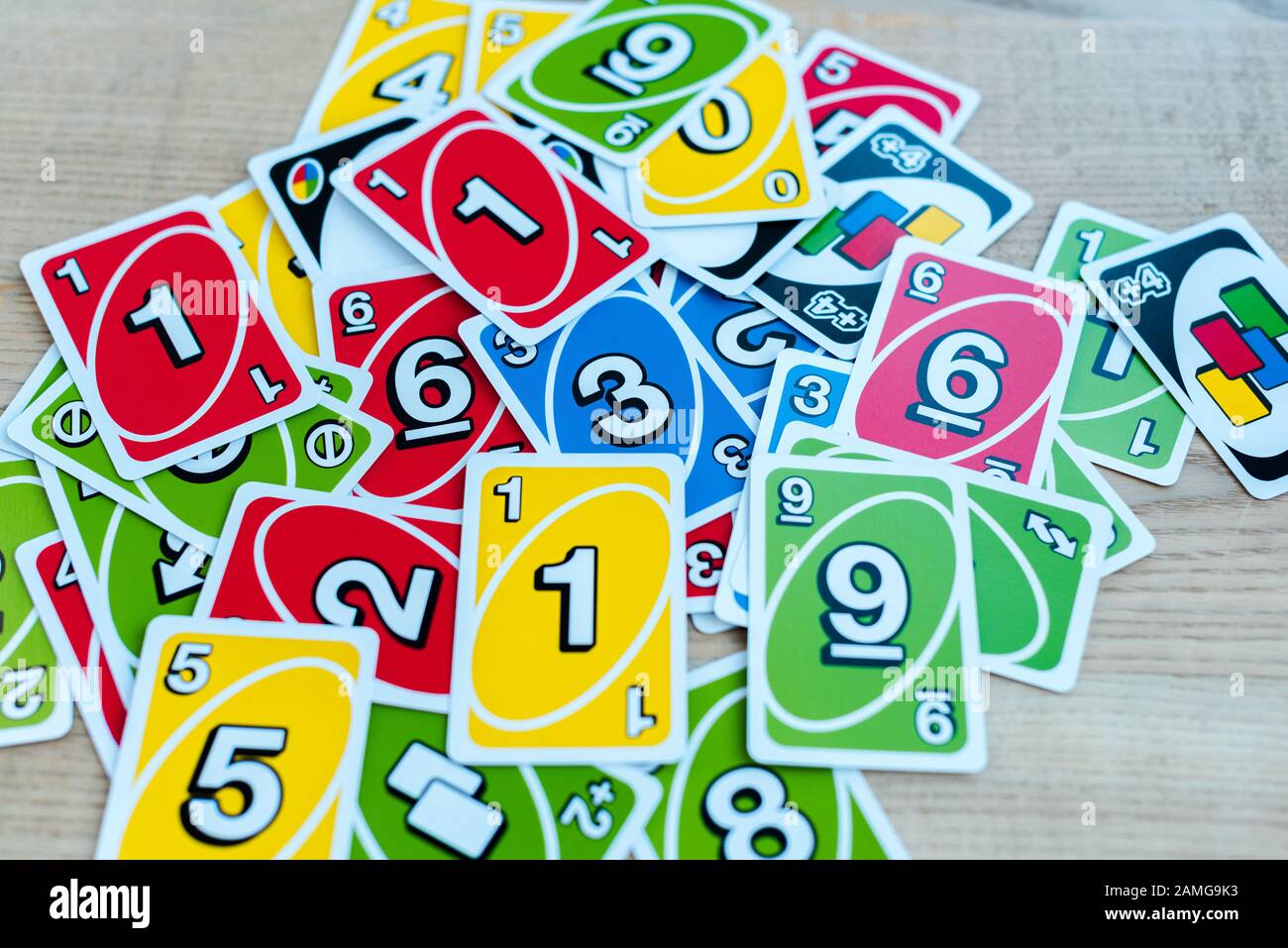 Playing cards on table hi-res stock photography and images - Alamy