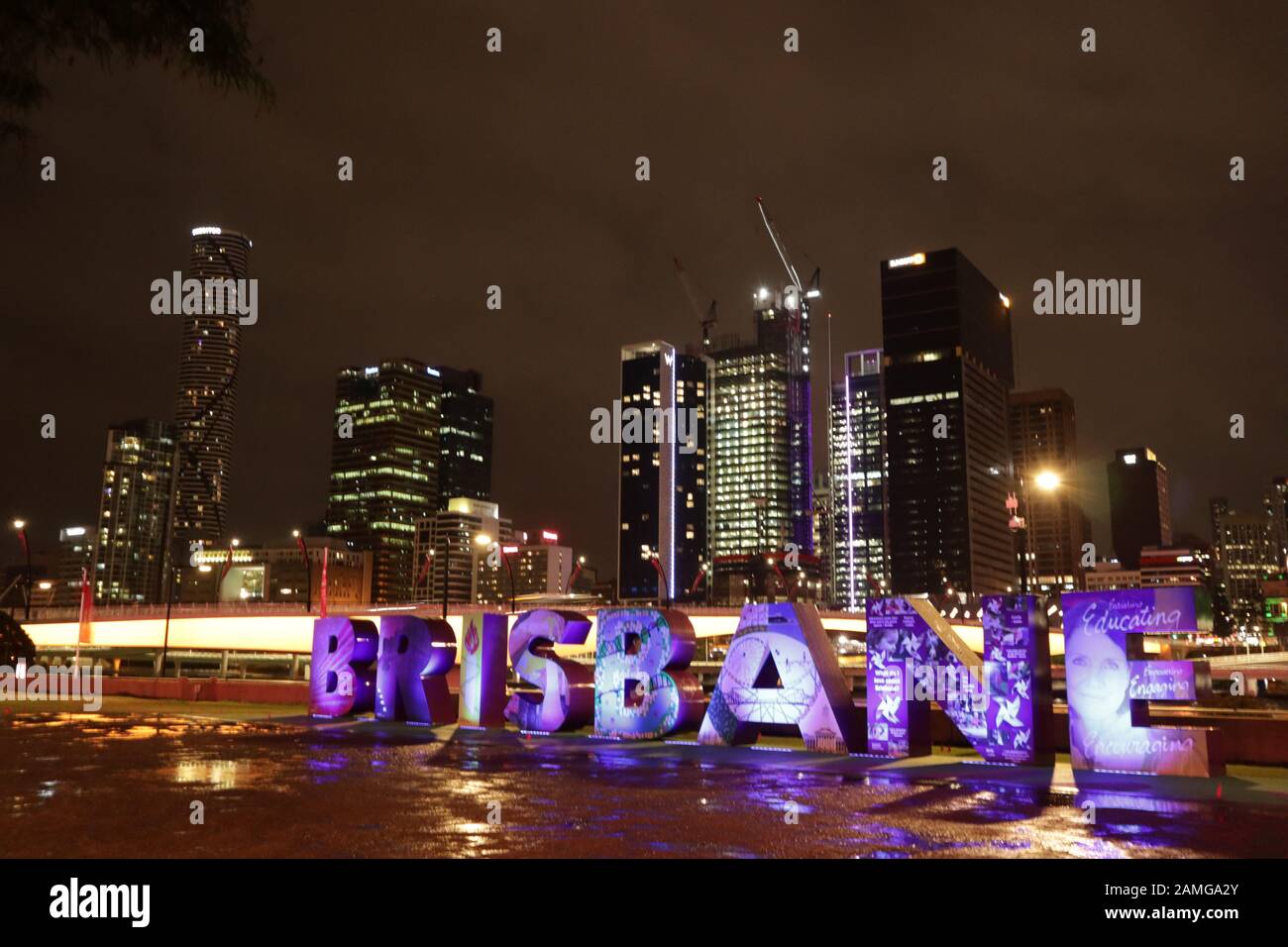 Brisbane letters hi-res stock photography and images - Alamy