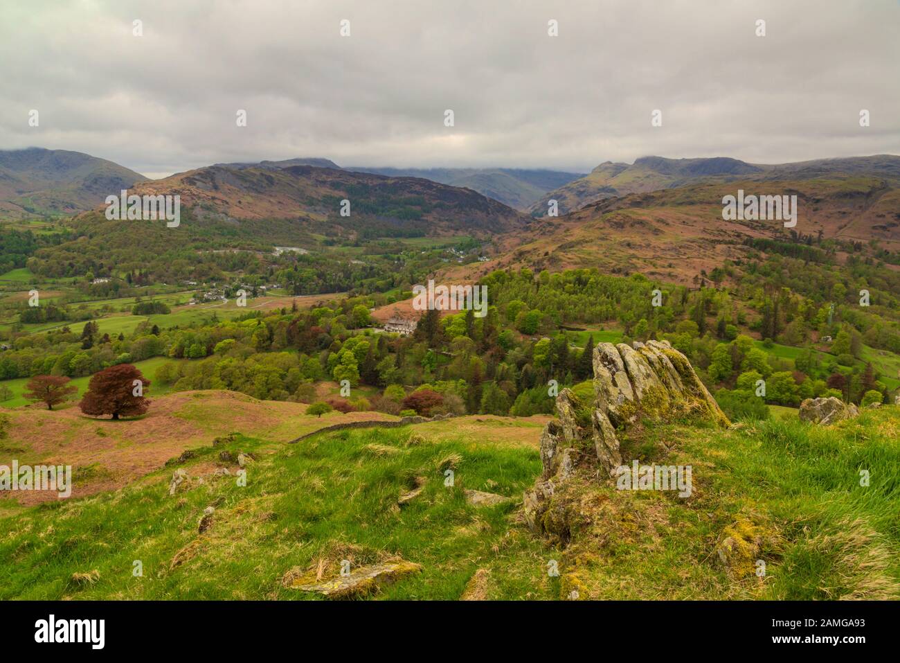 Loughrigg Fell View Stock Photo - Alamy
