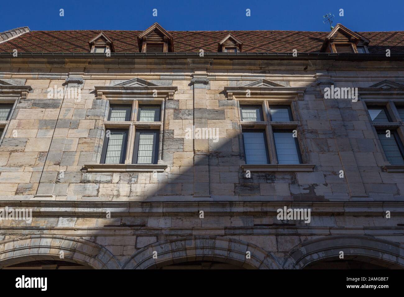 Traditional European architecture, Gothic style building of French ...