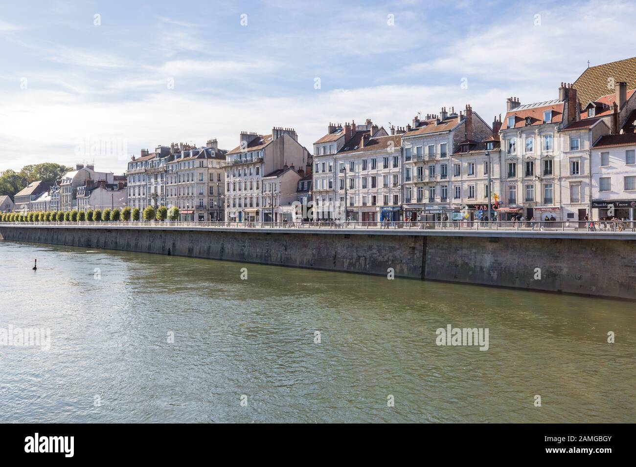 A traditional European town, urban landscape by the French town ...
