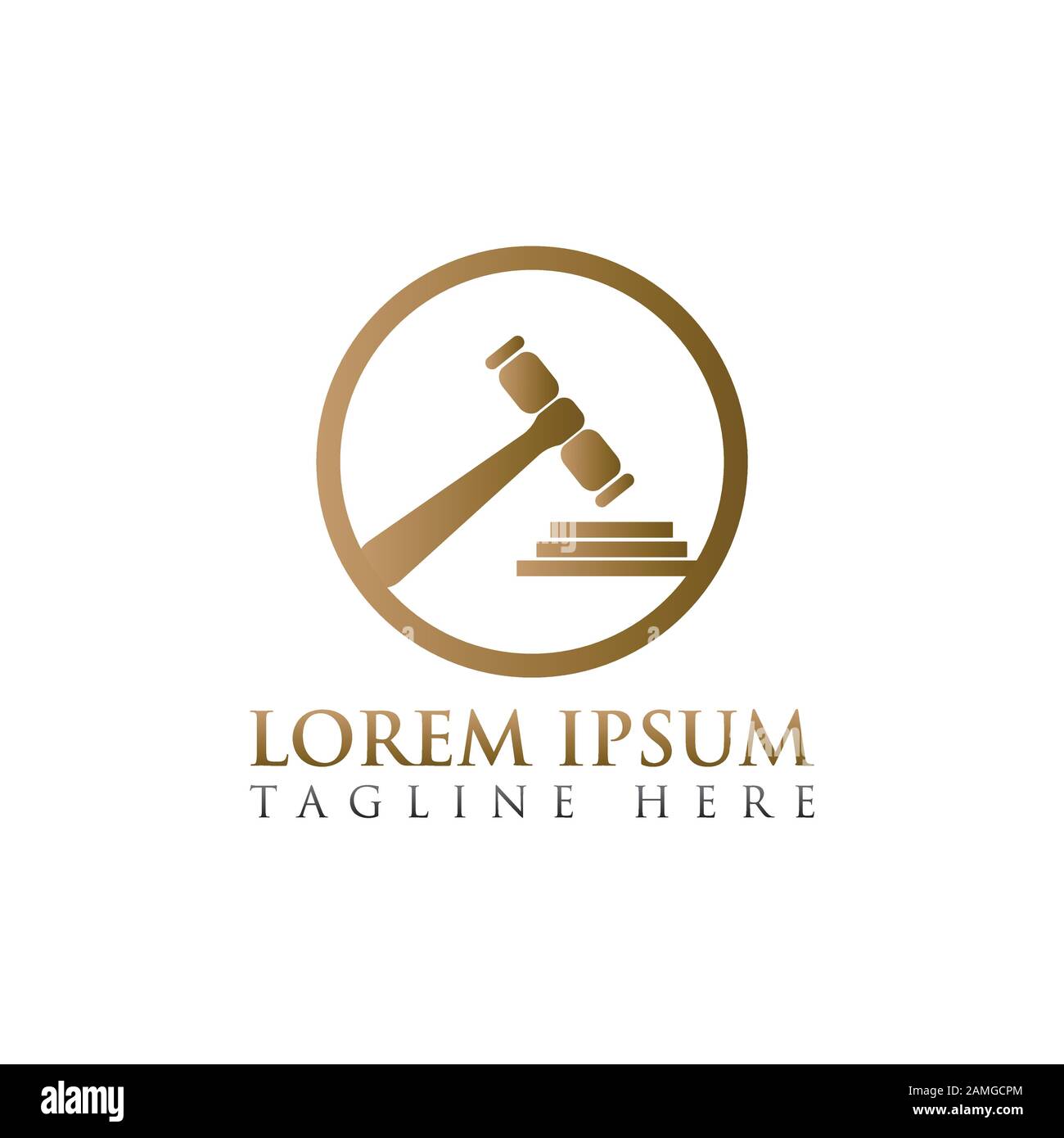 attorney and Law Firm Logo Design Vector Template Stock Vector Image ...