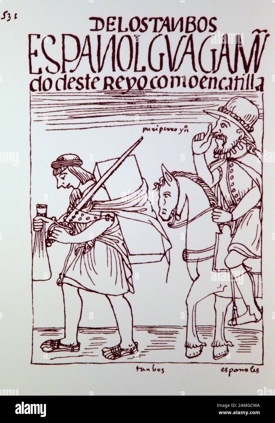 Guaman Poma Peru High Resolution Stock Photography and Images - Alamy