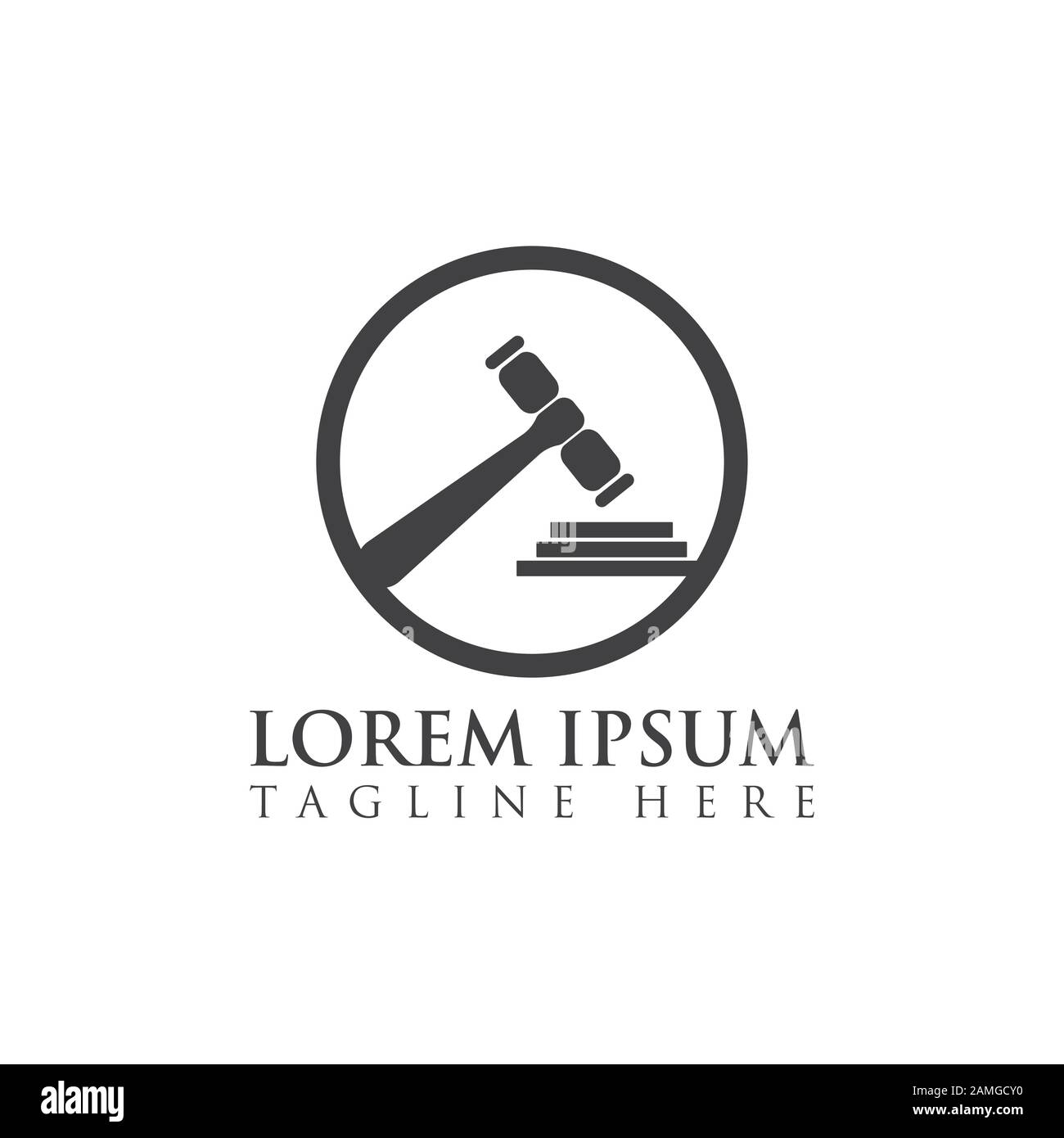 attorney and Law Firm Logo Design Vector Template Stock Vector Image ...