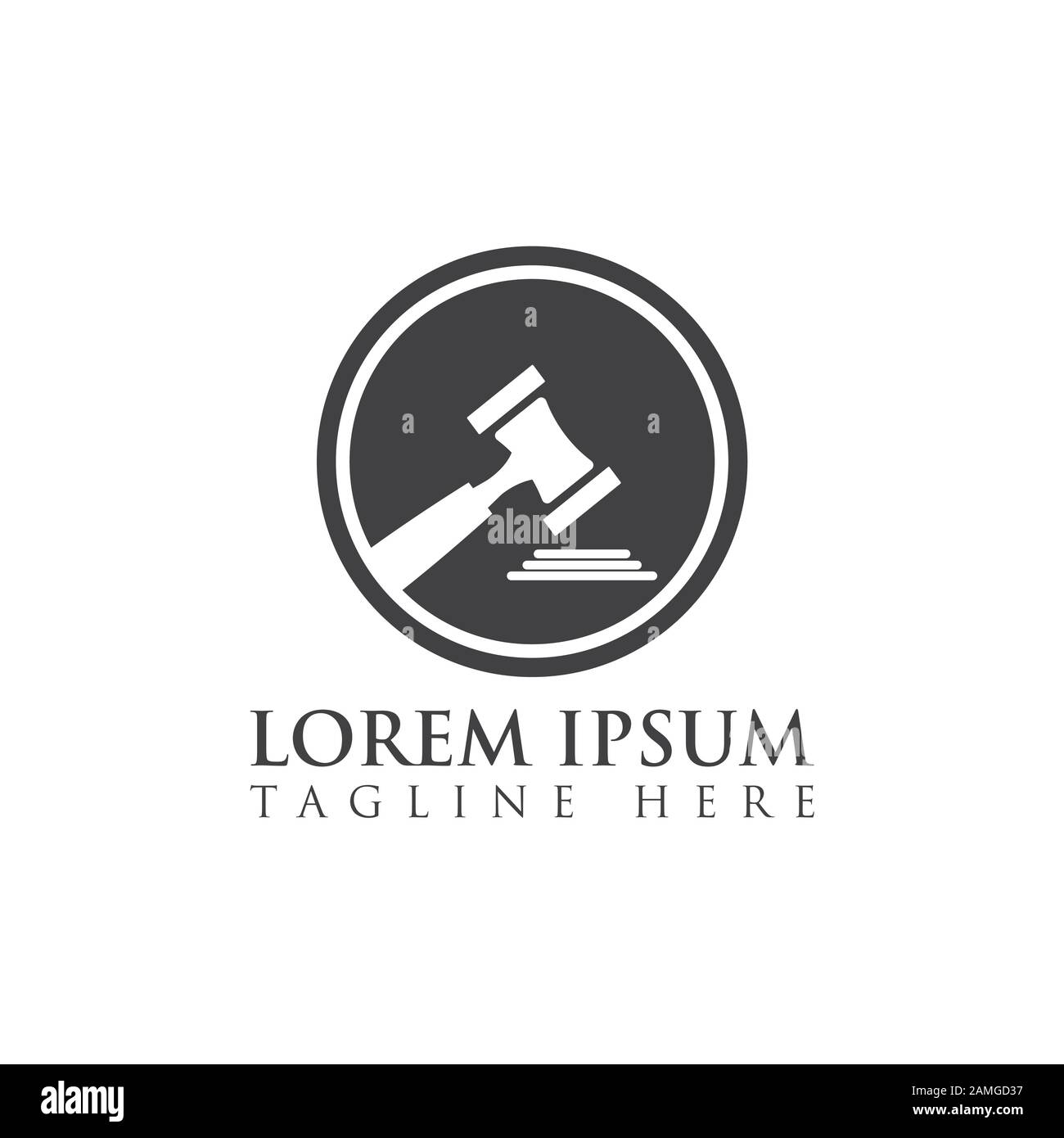 Attorney logo vector vectors Black and White Stock Photos & Images - Alamy