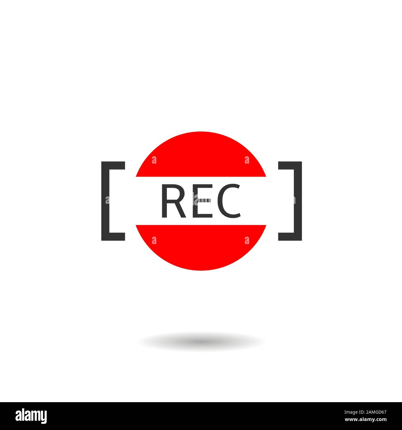 Recording icon template Stock Vector Image & Art - Alamy